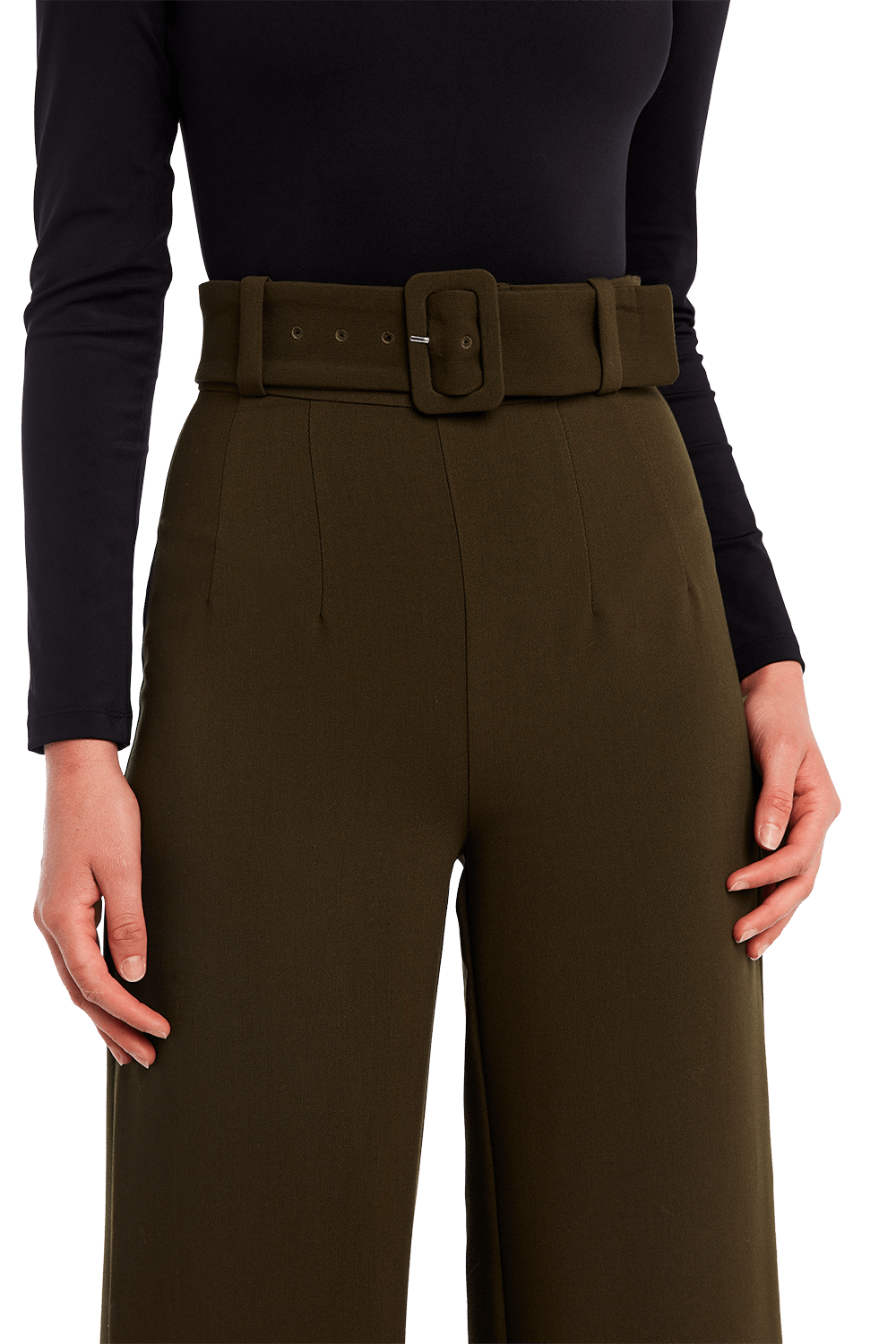 Wide Leg Buckle Pant | Ladies Clothing & Pants | Bardot